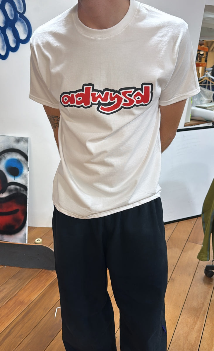 hand style adwysd tshirt - white – always do what you should do