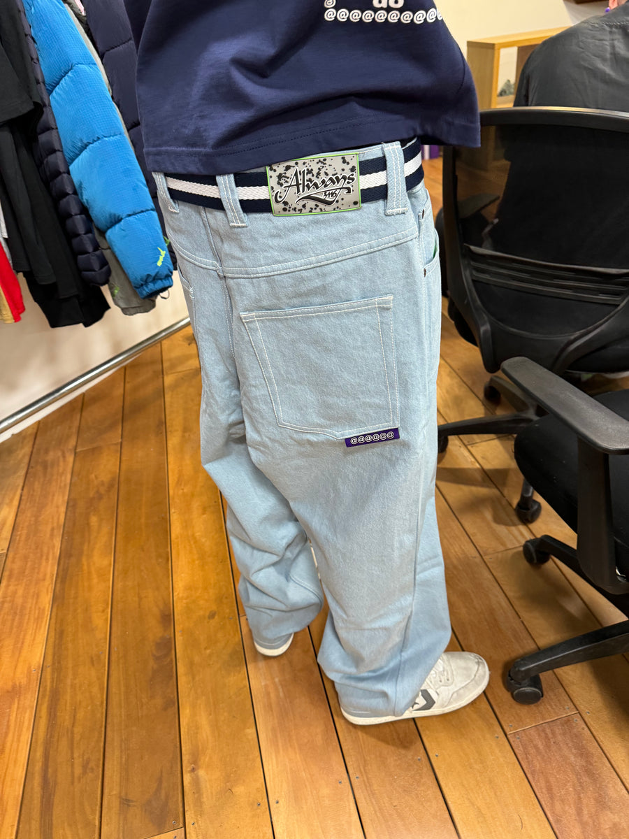 purple label heavy duty unisex denim sky blue – always do what you ...