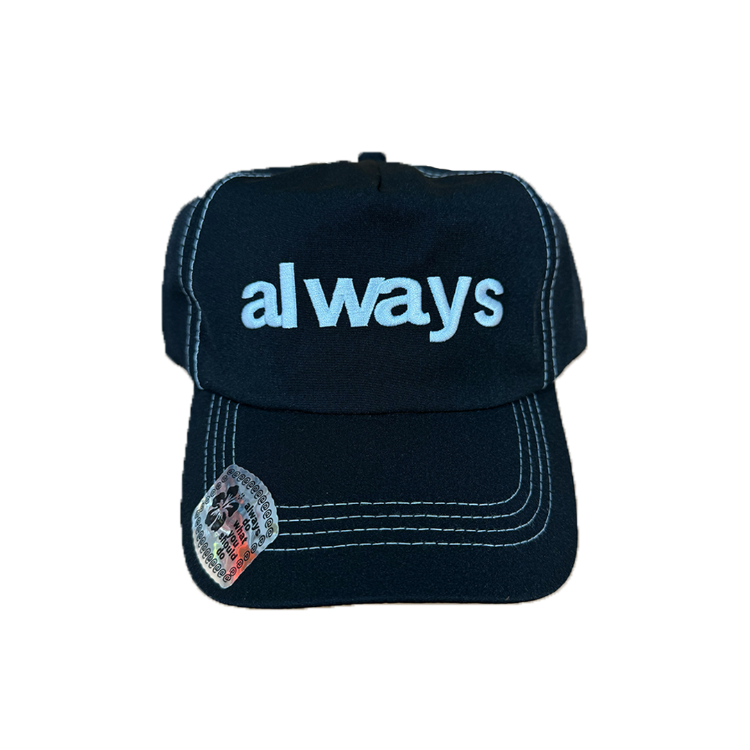 nylon always up cap black – always do what you should do