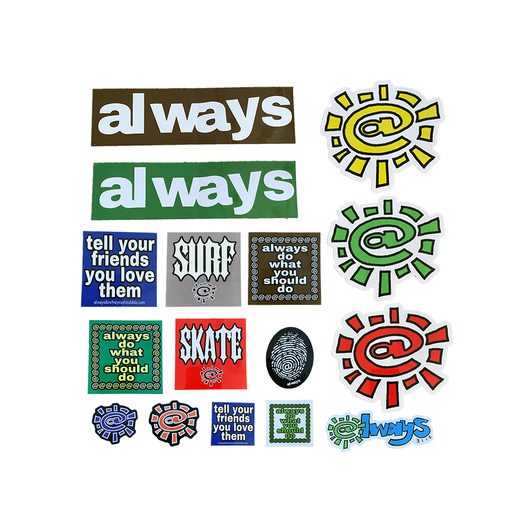 fat sticker pack – always do what you should do