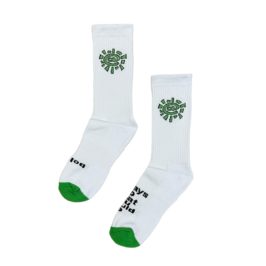 green @ sun sock – always do what you should do